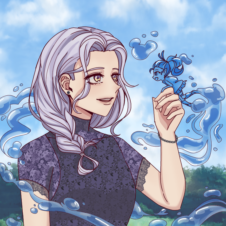 Water Spirit Elementalist - ibisPaint