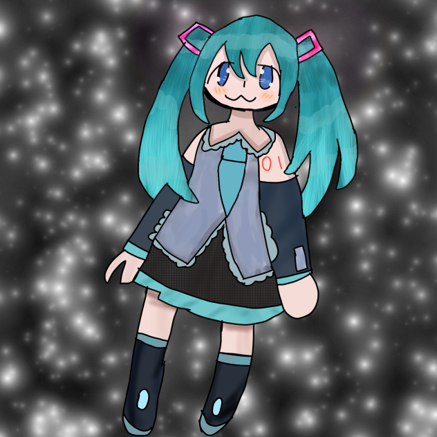 Miku hatsune - ibisPaint