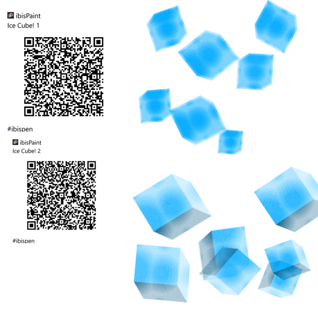 Ice Cube brush(or box) - ibisPaint