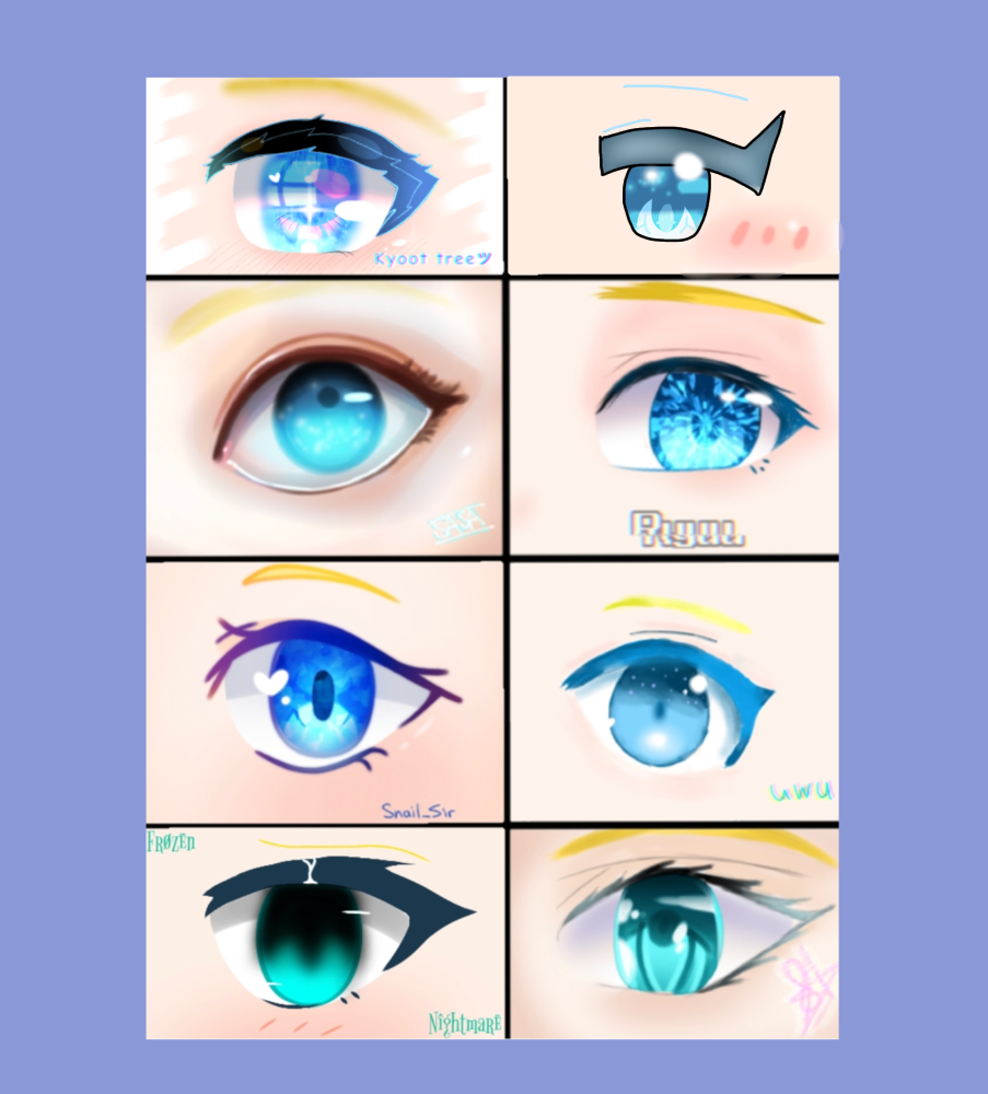 Eye collab(blue) - ibisPaint
