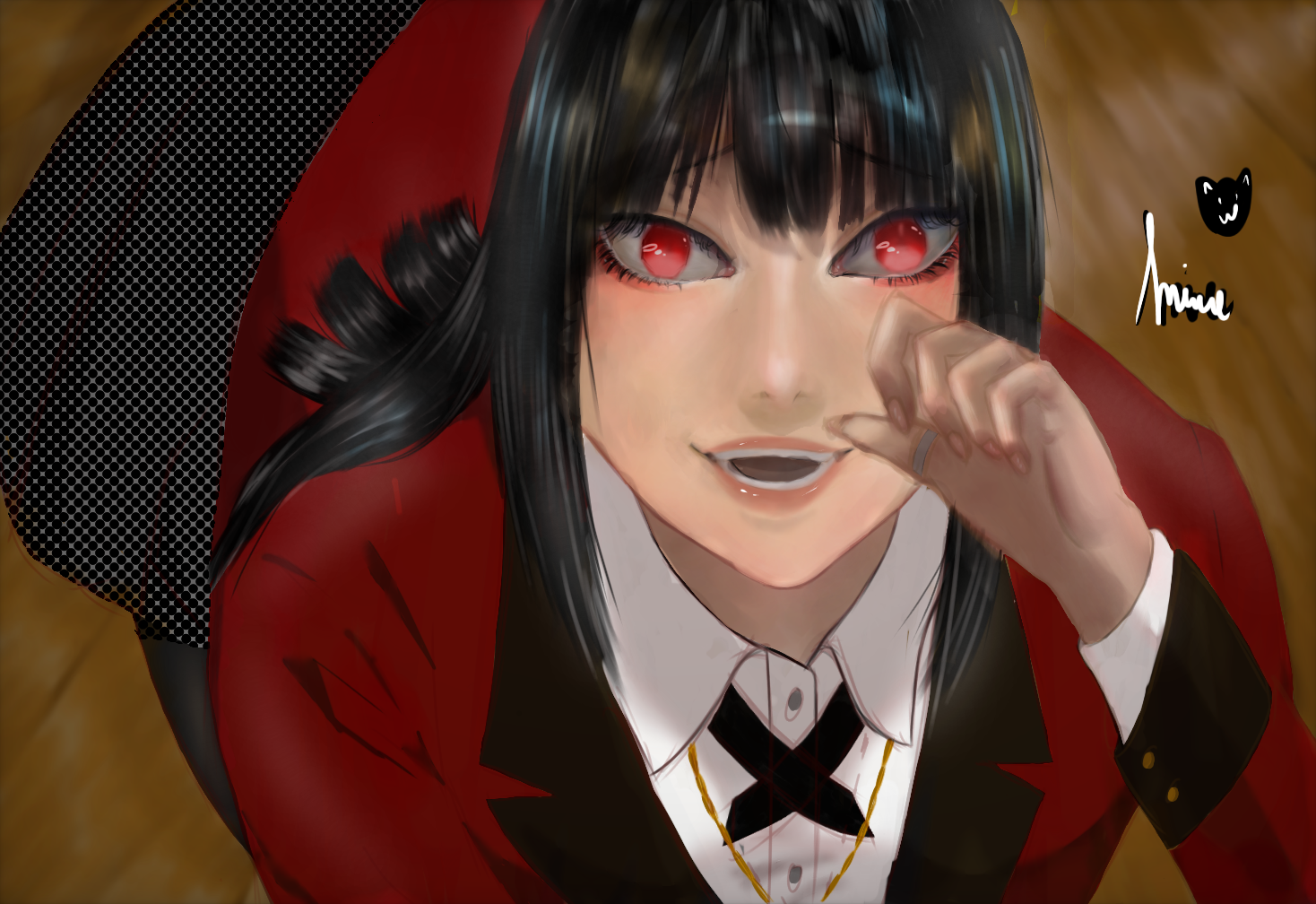 fanart of yumeko jabami - ibisPaint