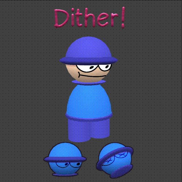 Dithering only using ibispaint (go desc) - ibisPaint