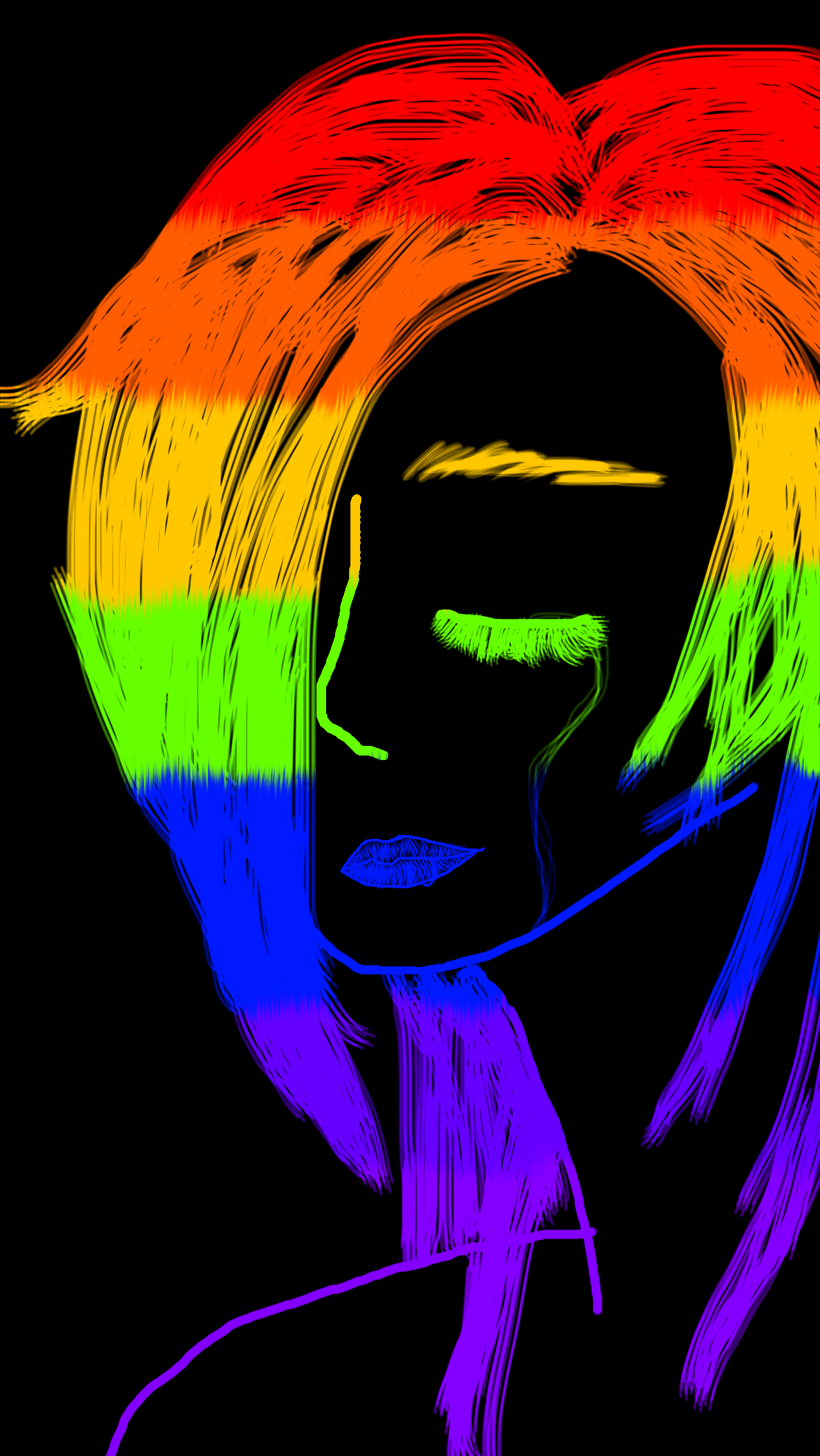 Ranbow Girl - ibisPaint