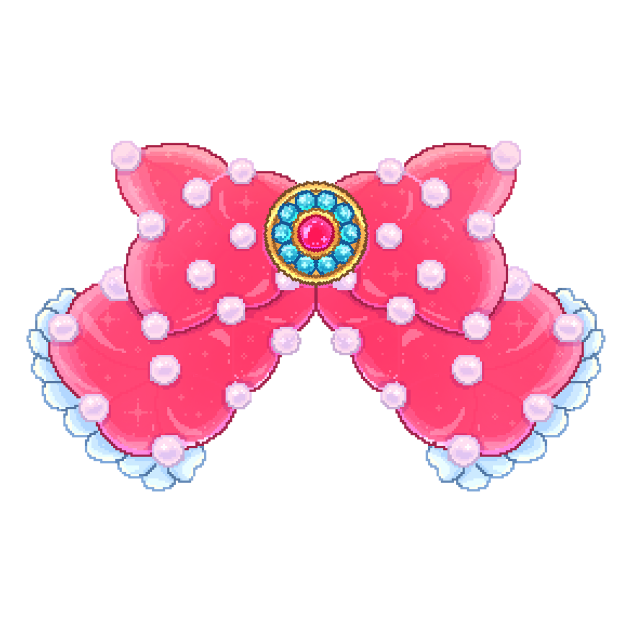 pink ribbon (pixel) - ibisPaint