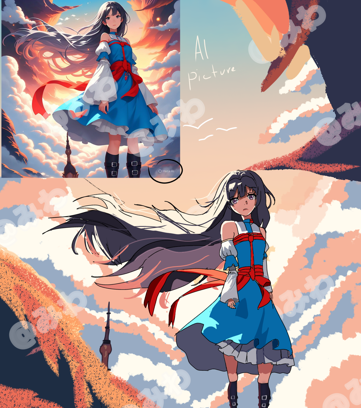 Remade AI art - ibisPaint