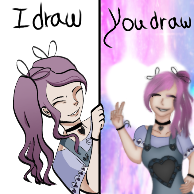I draw You draw! Collab - ibisPaint