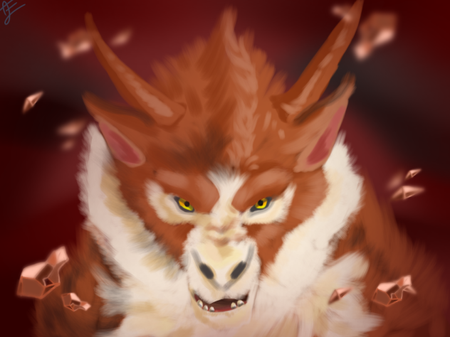 BrownOrange Beast - ibisPaint