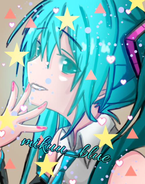 Vocaloid_Hatsune_Miku 🌌🥦😁😆 - ibisPaint
