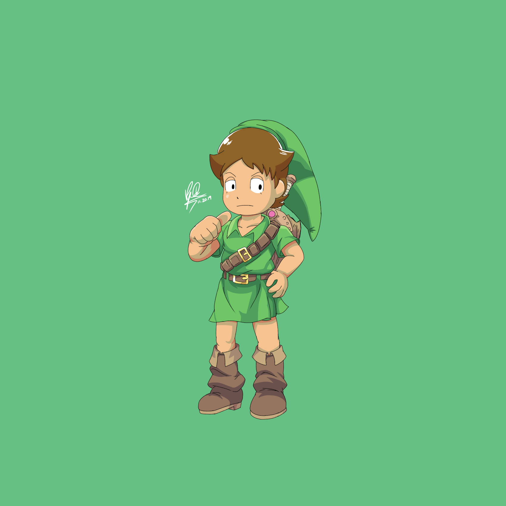 Eddie as Young Link - ibisPaint