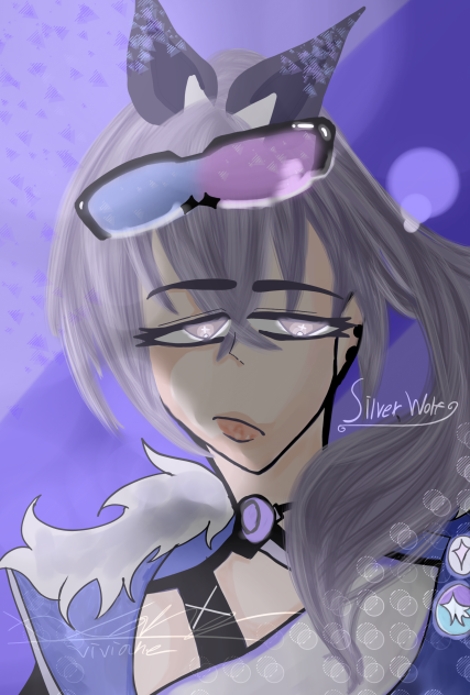 Silver Wolf - ibisPaint