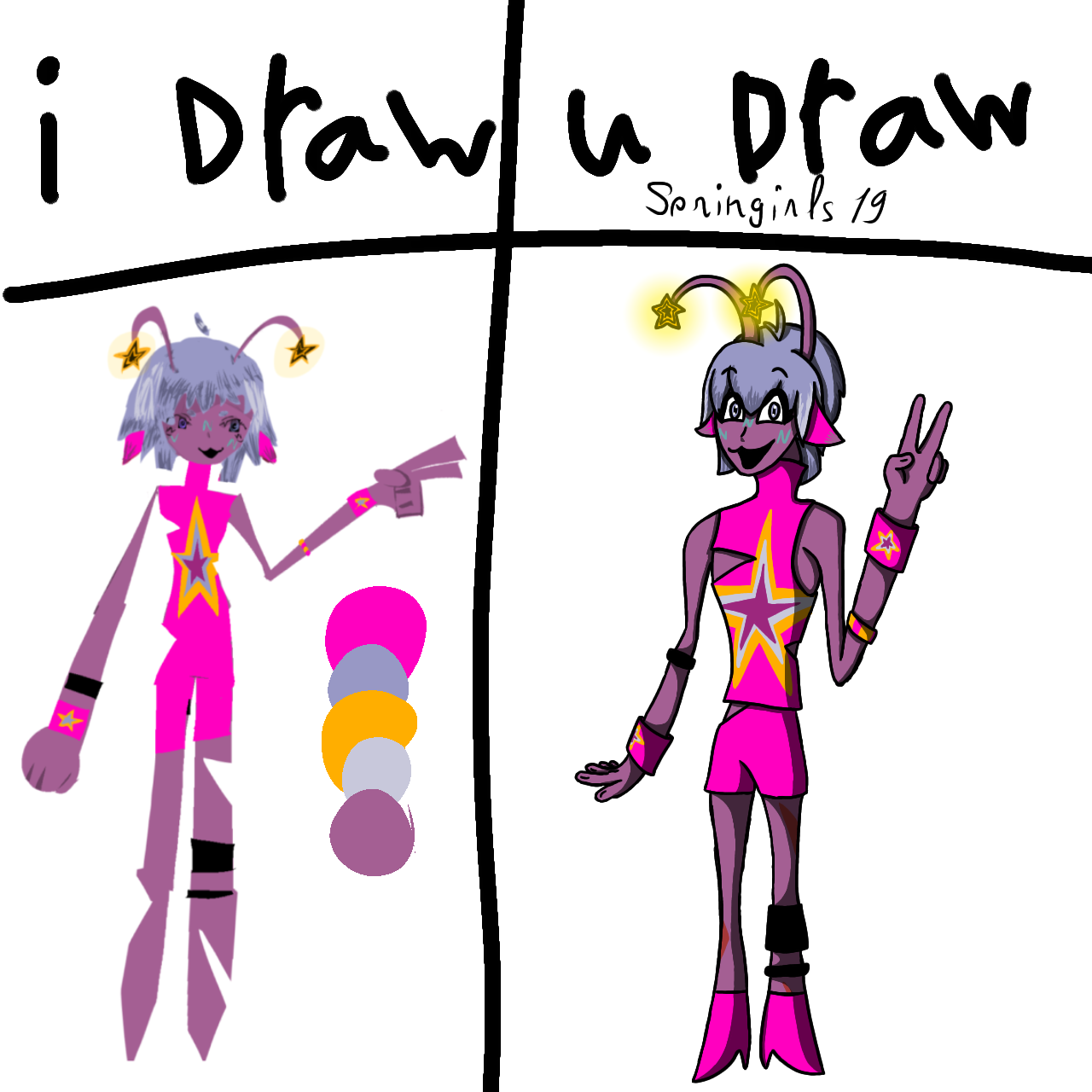 I draw, you draw ''thingy'' collab - ibisPaint