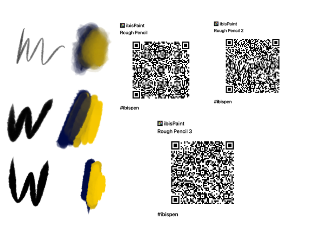 Rough Pencils - ibisPaint