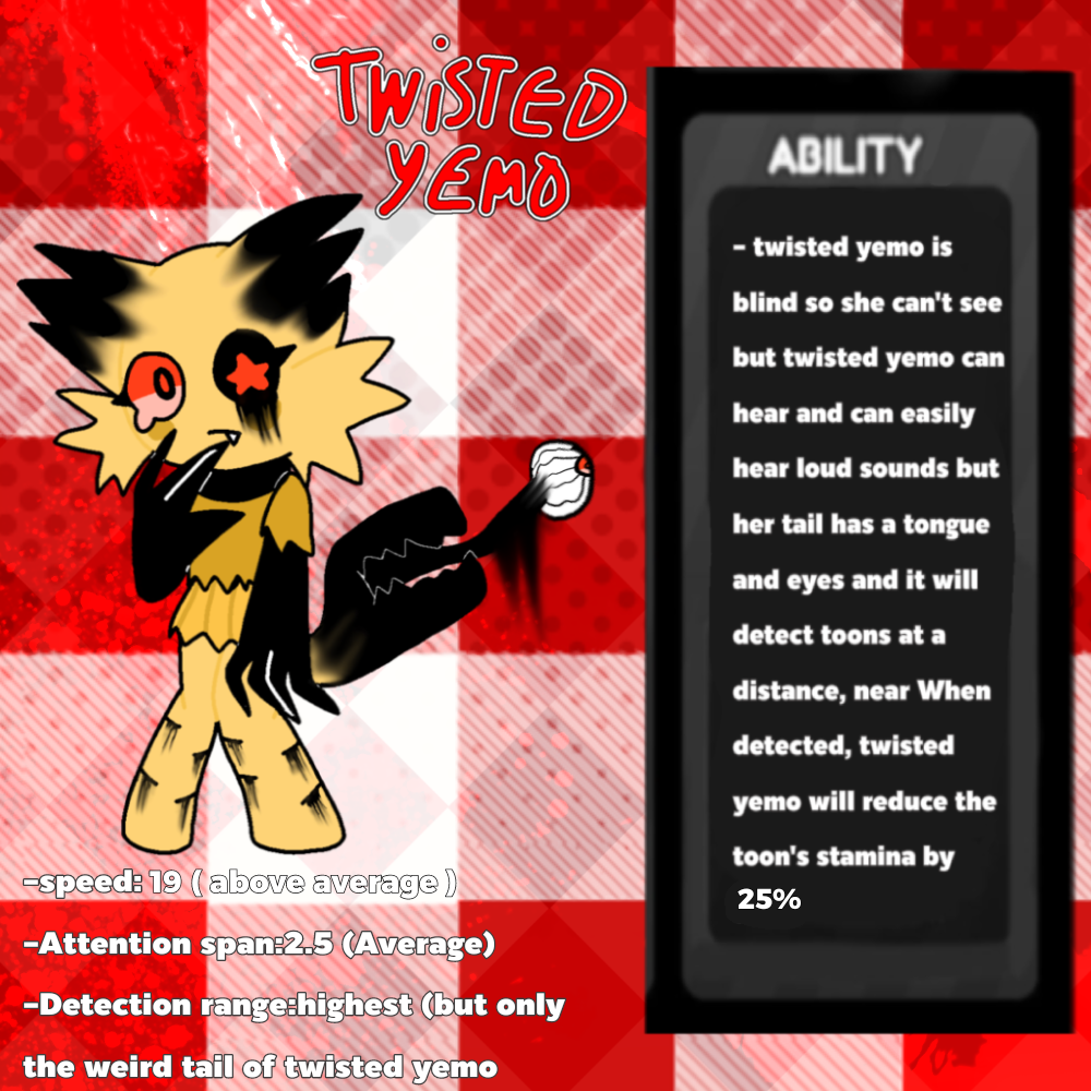 new my oc twisted in dandy's world - ibisPaint