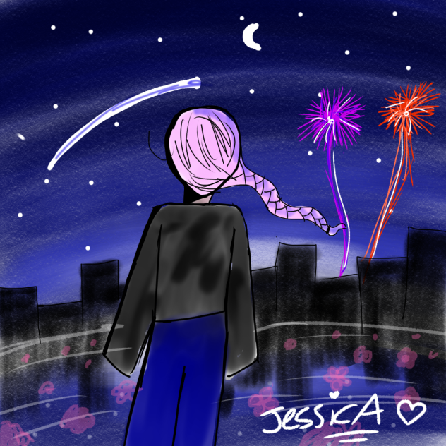 Beautiful night - ibisPaint