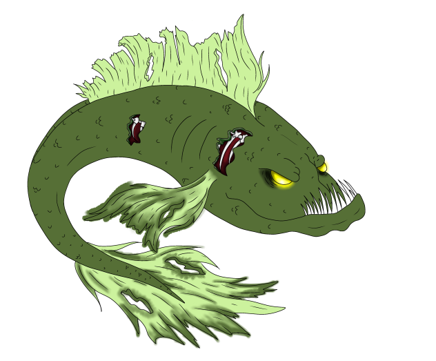 Zombie Fish - ibisPaint