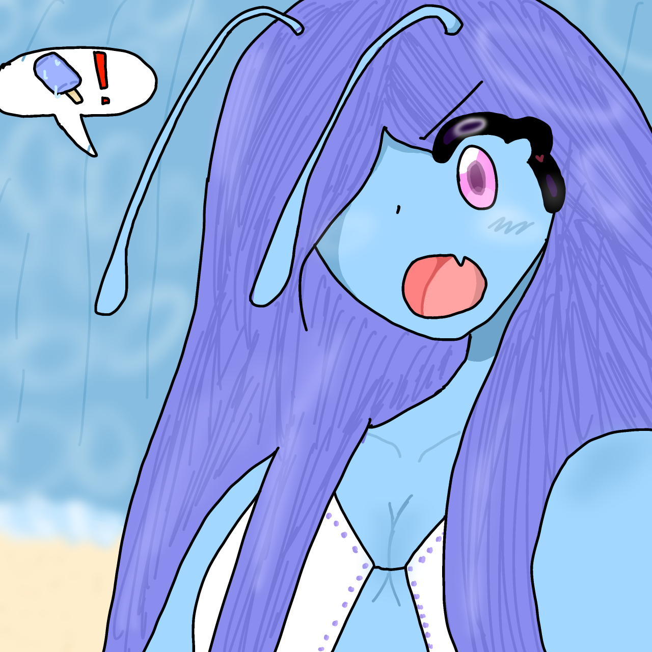 Beach alien!⭐️🏖 - ibisPaint