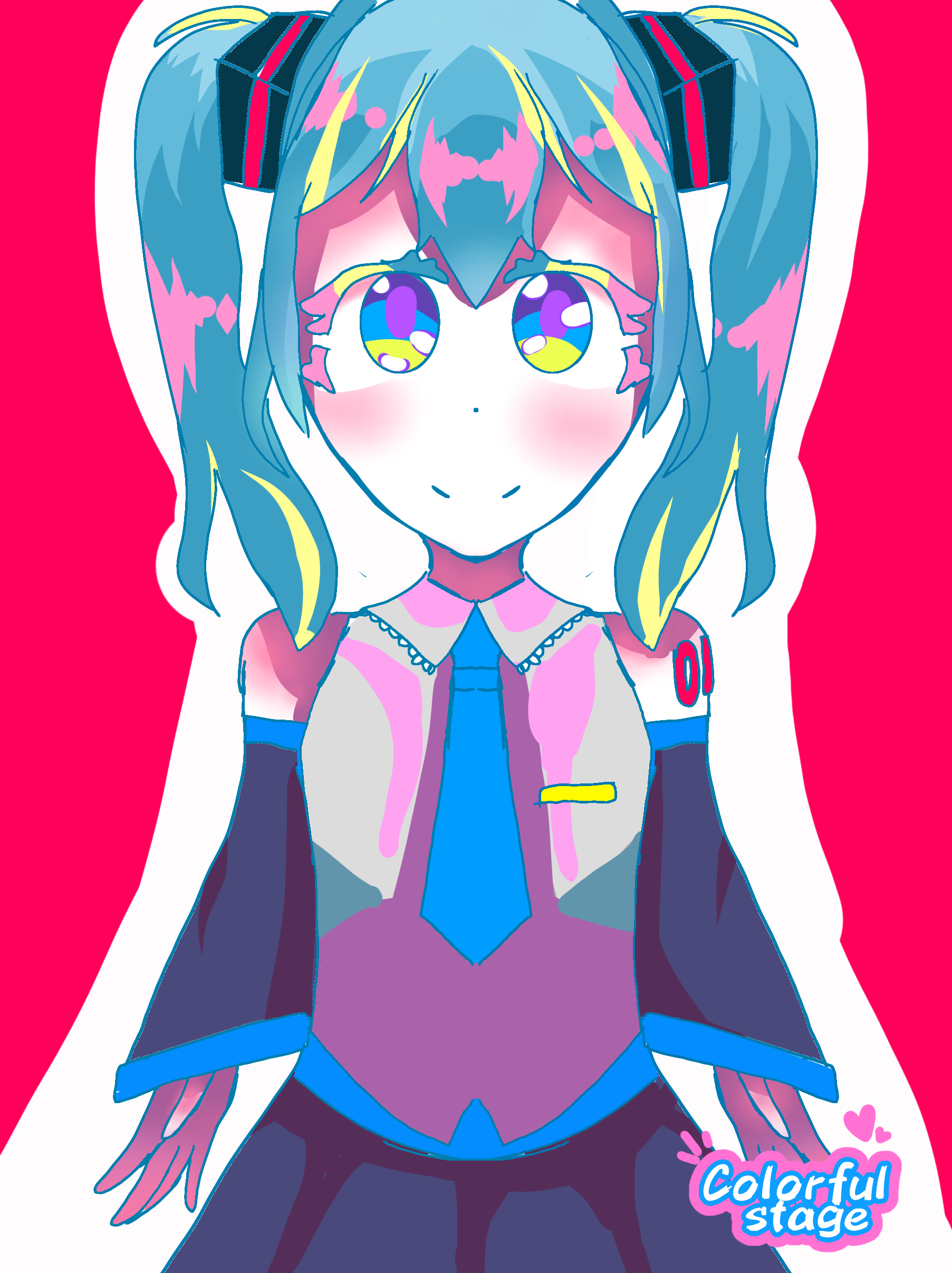 colorful stage - ibisPaint