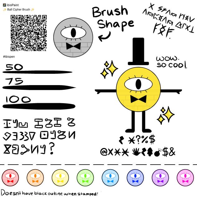 Ball Cipher Brush - ibisPaint
