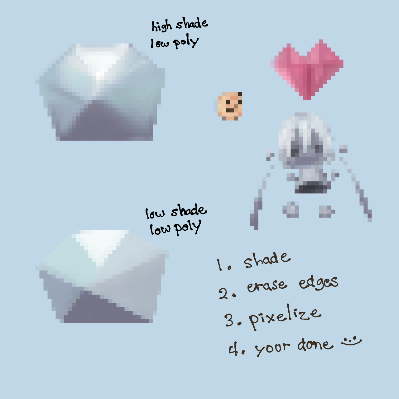 low-poly tut - ibisPaint