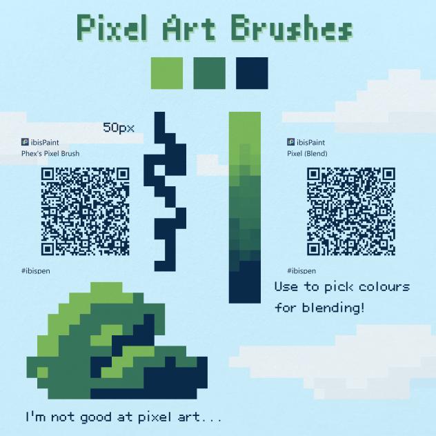 Pixel Art Brushes - ibisPaint