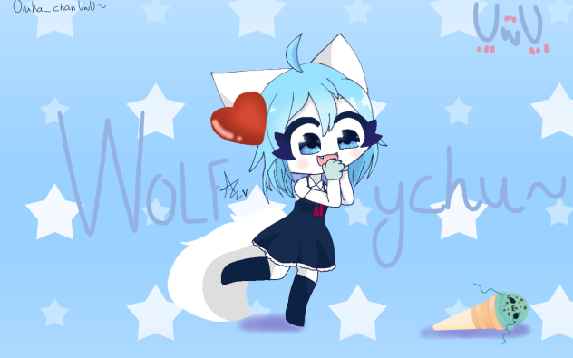 Wolfychu mi youtuber favorita 7w7 - ibisPaint