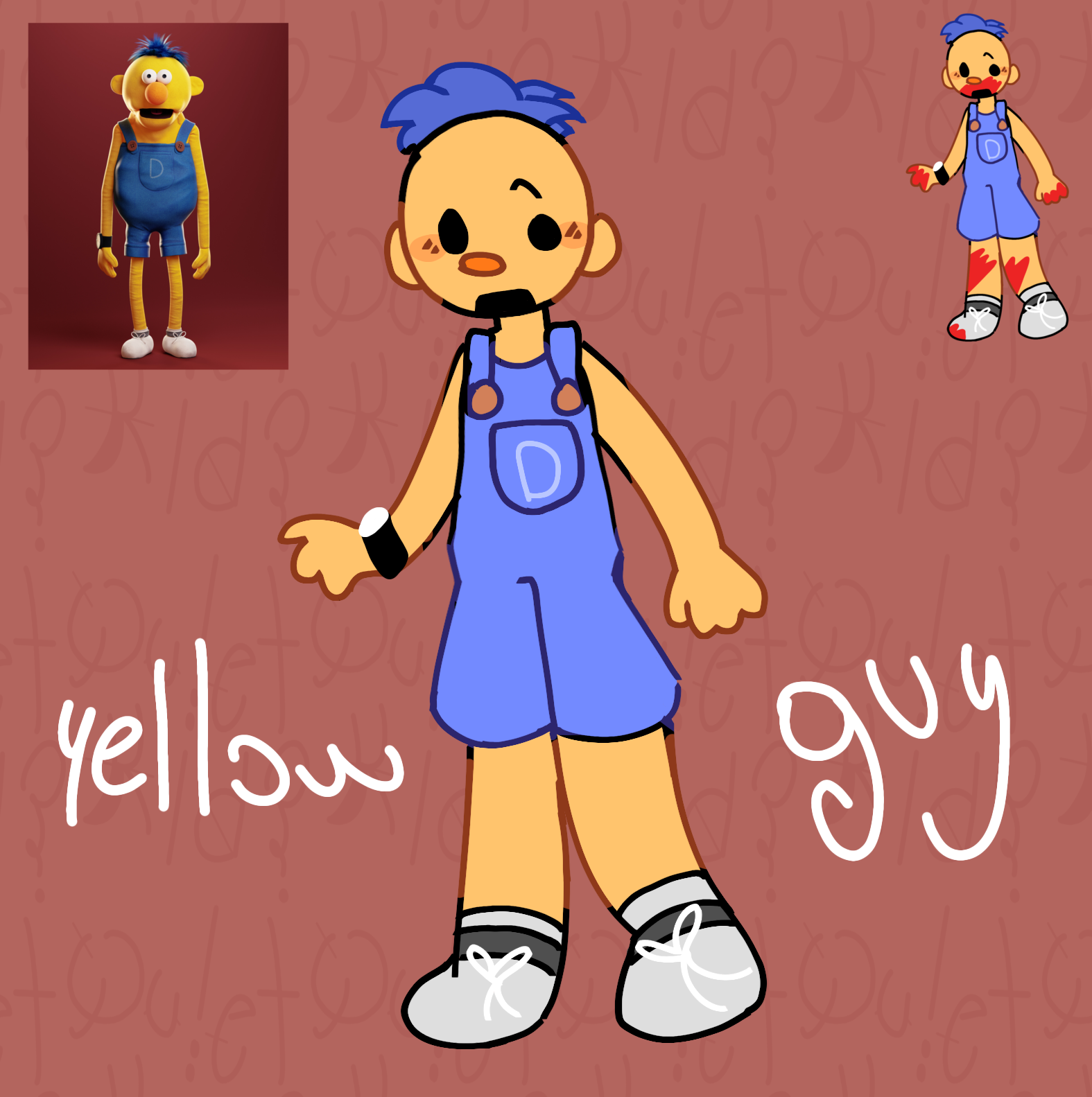 adyjhudkfuicyjvn yellow guy - ibisPaint