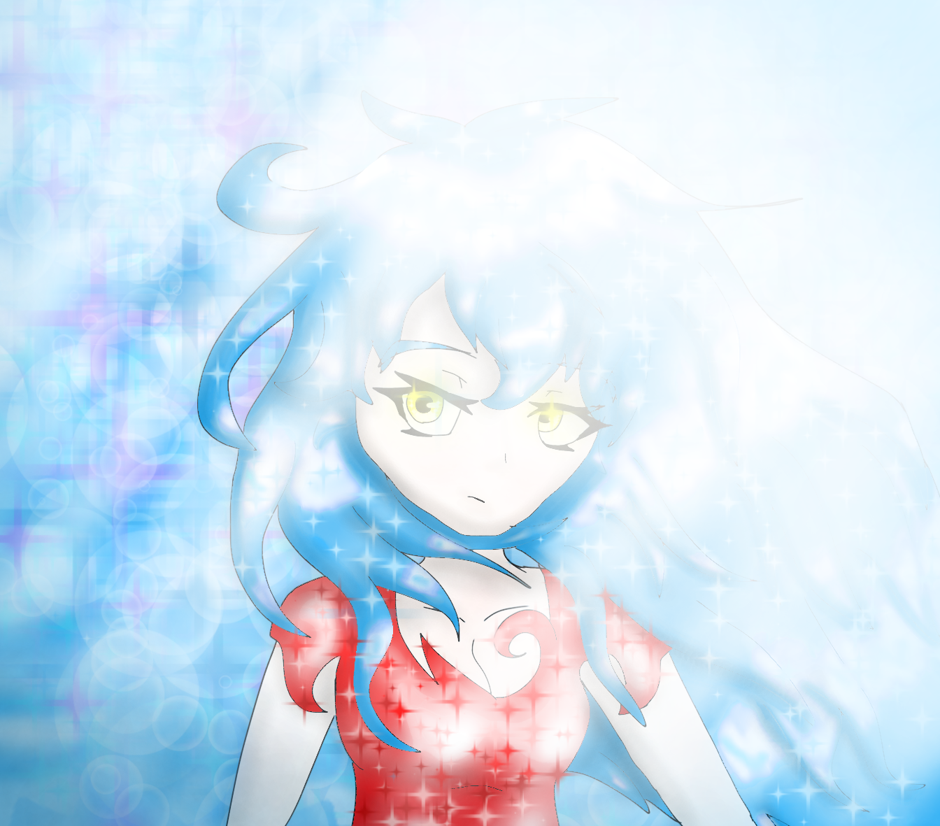 Girl with name Akula (Акула) - ibisPaint