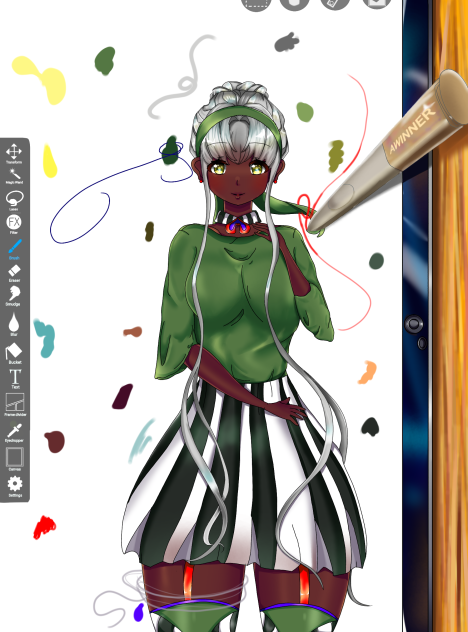 Tablet reality - ibisPaint