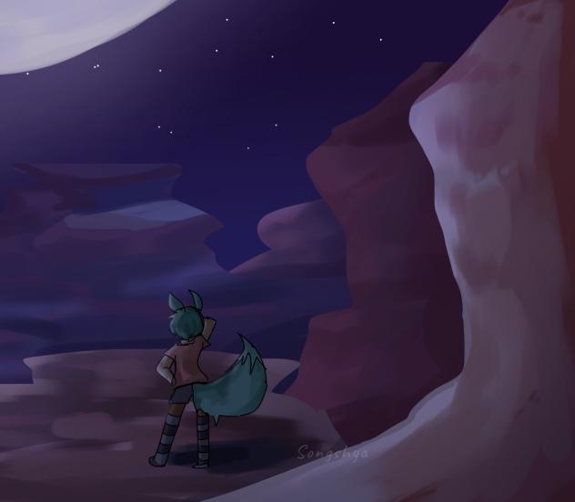 Hiking 🌌 - ibisPaint