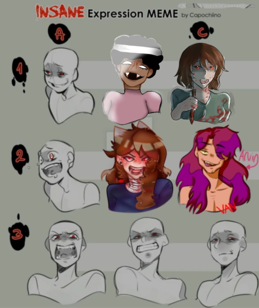 Insane expression collab - ibisPaint