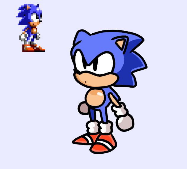 Sonic Triple Trouble Redraw - ibisPaint