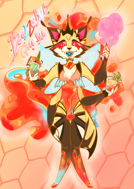 Redesigning Queen Bee for fun - ibisPaint