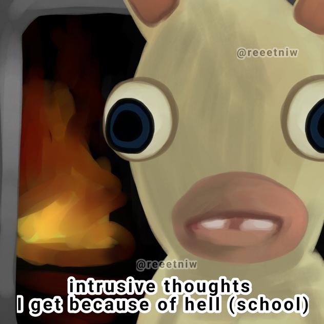 random rabbid meme - ibisPaint