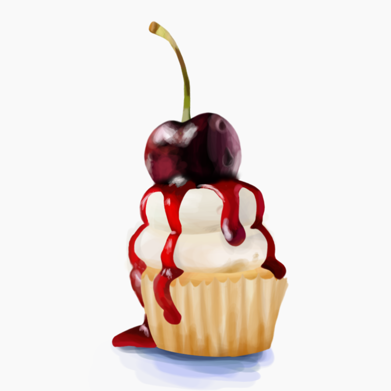 Cherry Cupcake - ibisPaint