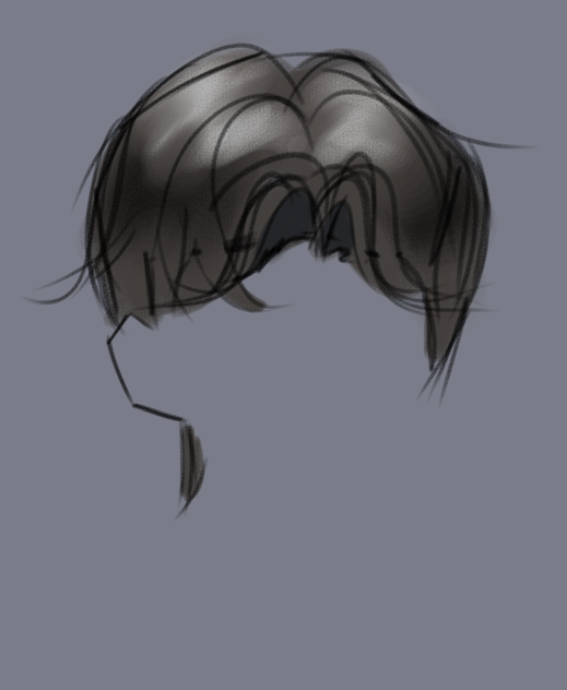 hair shading practice - ibisPaint