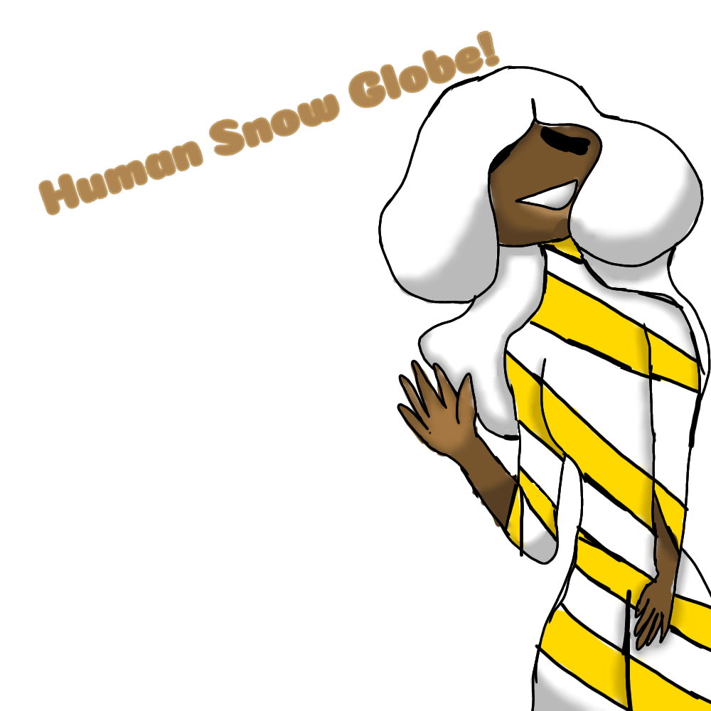 Human Snow Globe! - ibisPaint