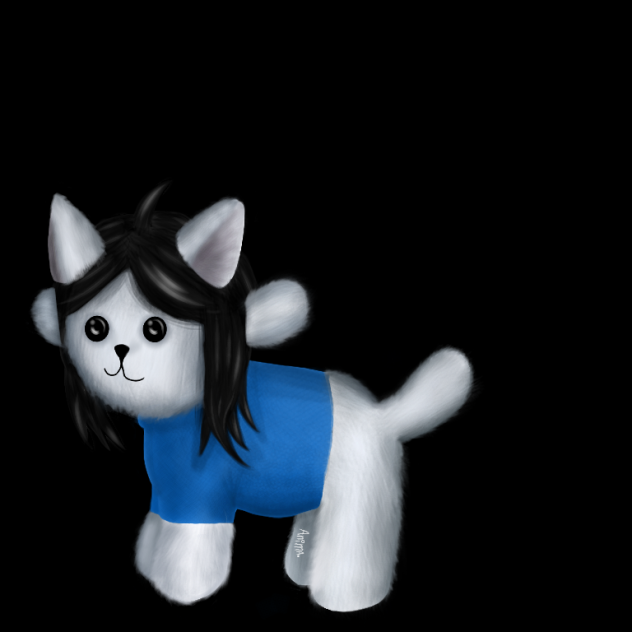 Undertale. Temmie. - ibisPaint