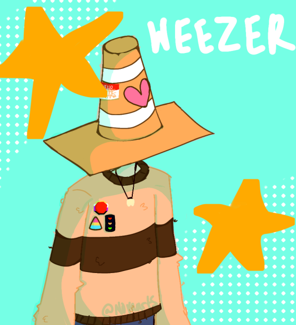 uhhh.. conehead weezer fan!! - ibisPaint