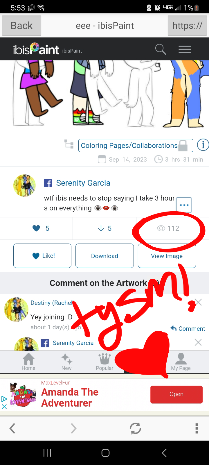 tysm! the is is the most veiws ive got! - ibisPaint