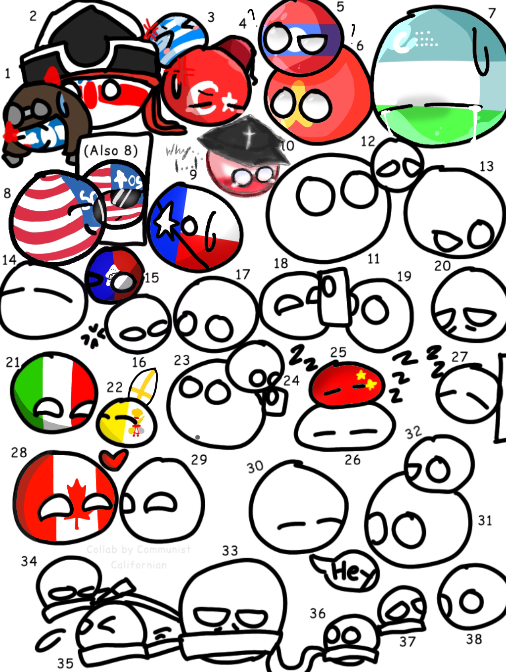 Country collab!! - ibisPaint