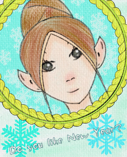 Santa's elf - ibisPaint