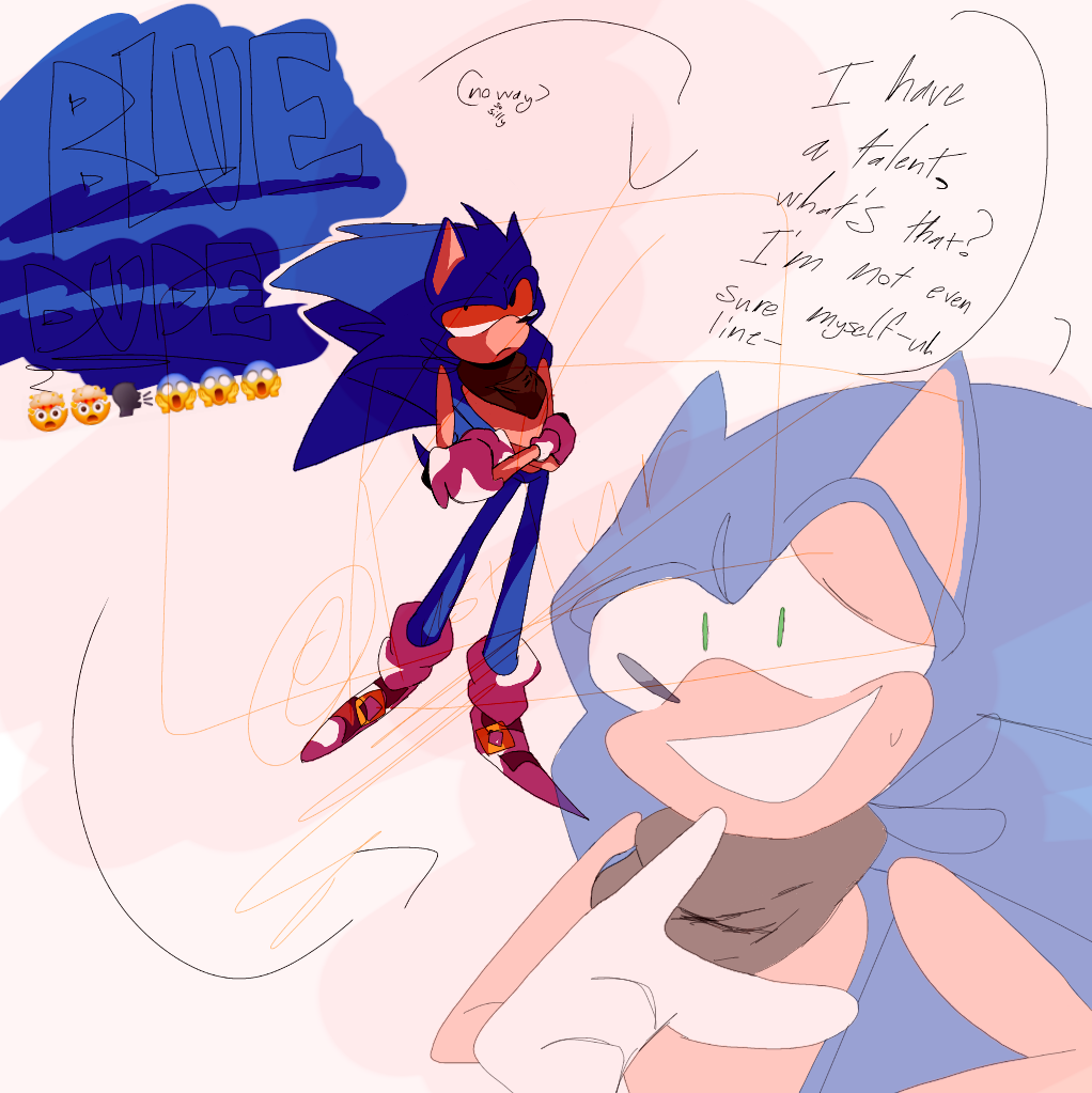 BLUE DUDE ;D - ibisPaint