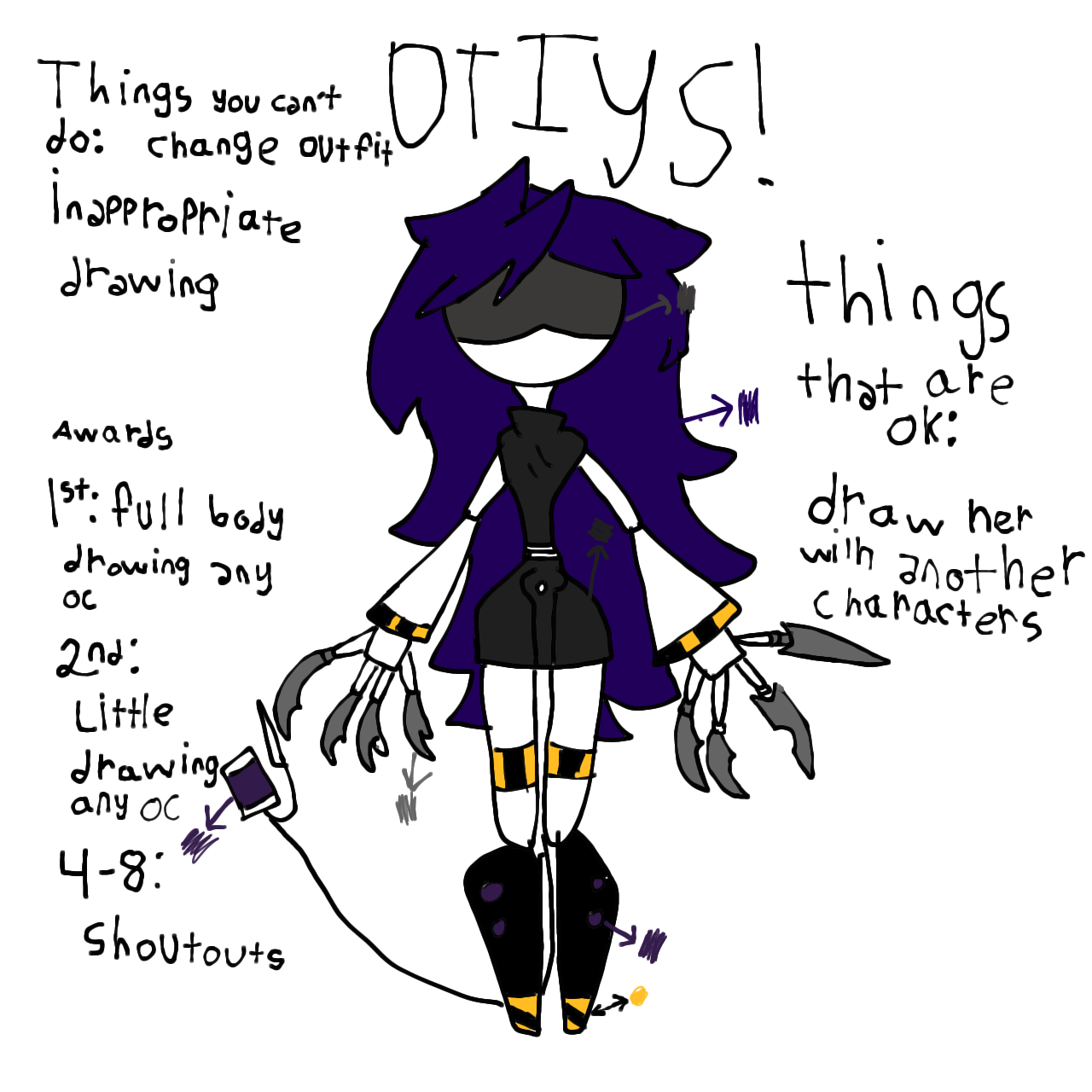 my first DITYS💜🖤 - ibisPaint