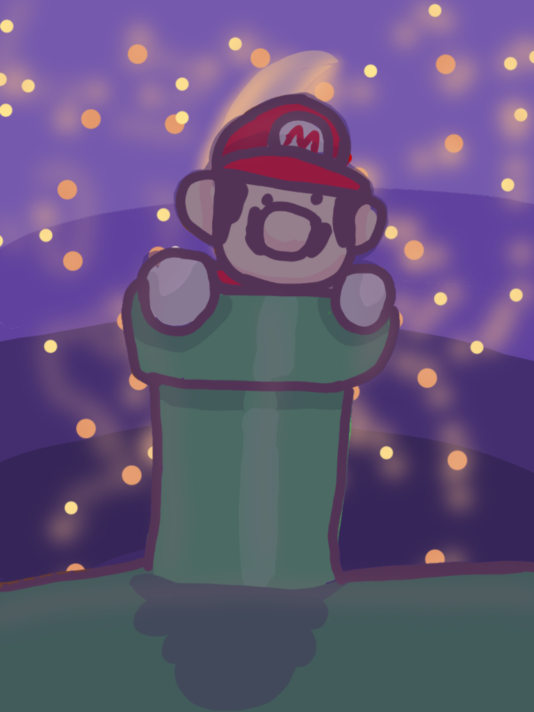 Good night Mario!! - ibisPaint
