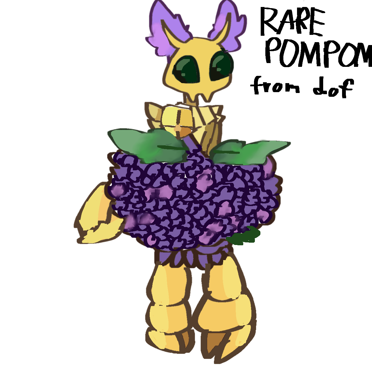 rare pompom from dof! - ibisPaint