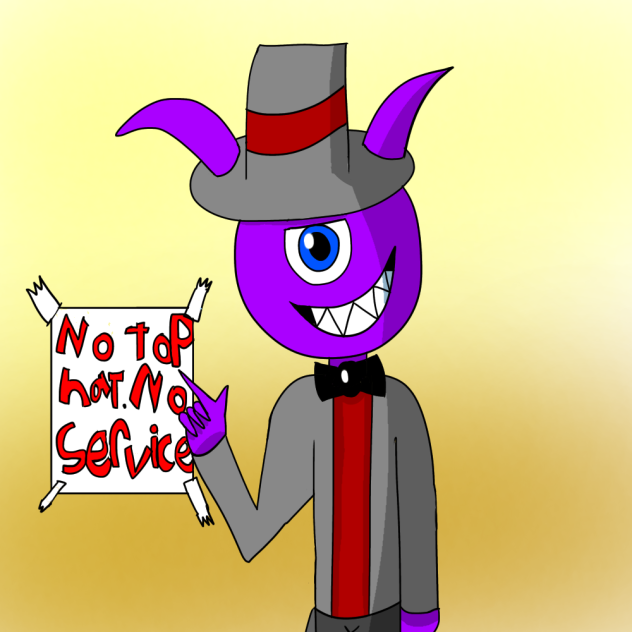 No top hat, No service - ibisPaint
