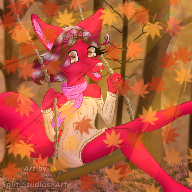 Derpy Swings Into Fall - ibisPaint