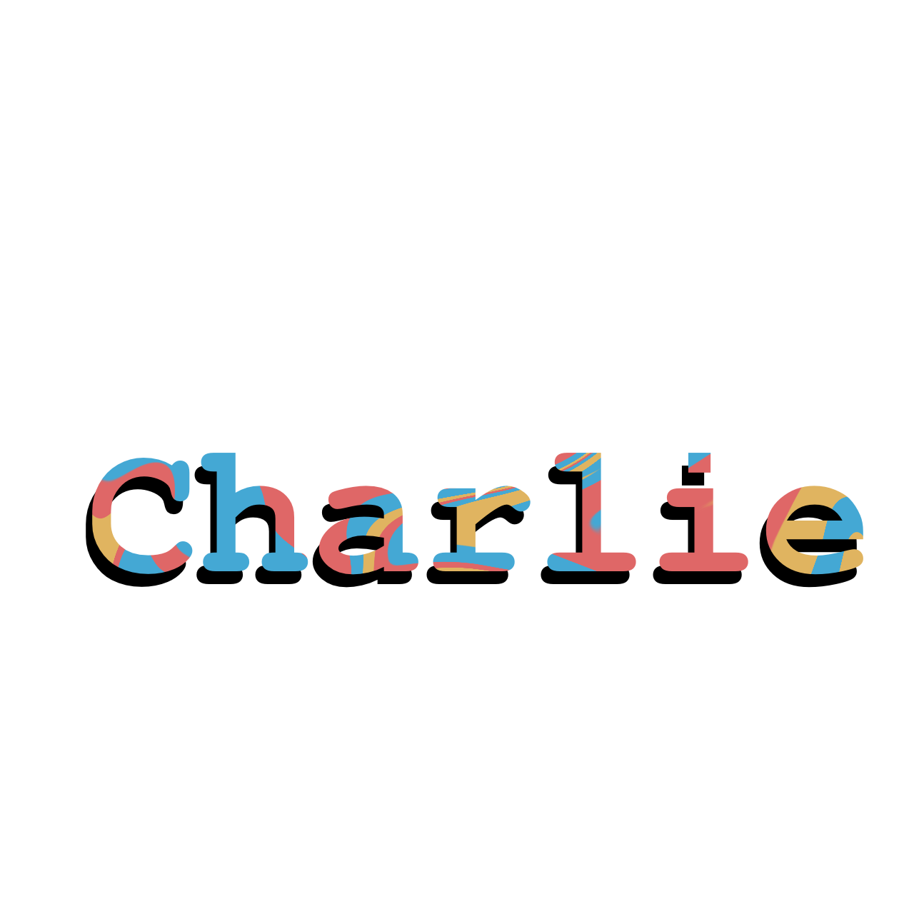 Charlie Name Artwork - ibisPaint