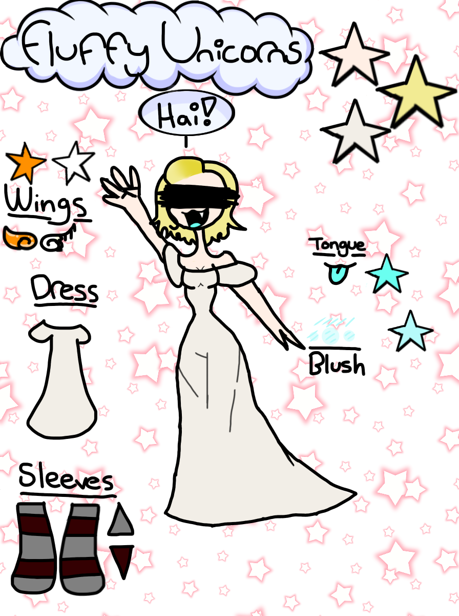 Fluffy Unicorns Number 3 Ref Sheet - ibisPaint