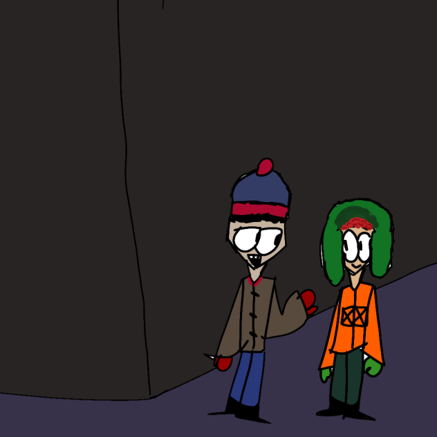 stan and kyle southpark - ibisPaint